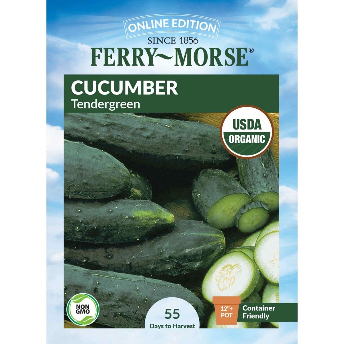 Cucumber, Tendergreen Organic Seeds | Organic Cucumbers | Ferry-Morse