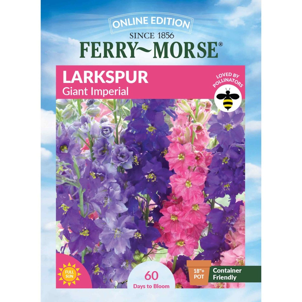 Giant Imperial Mixed Larkspur Colors | Cutting Garden Flowers – Ferry-Morse