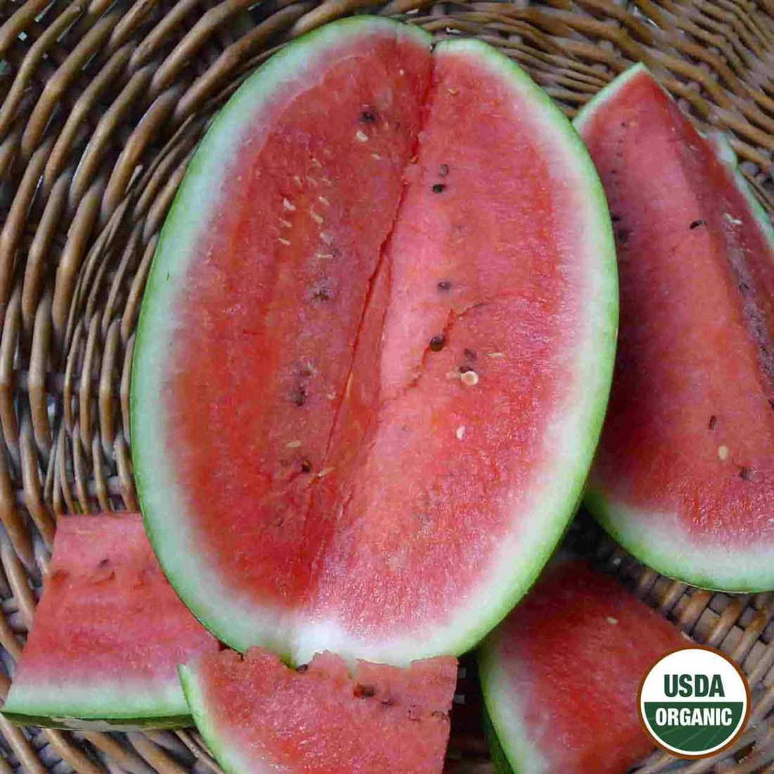 Watermelon, Allsweet Organic Seeds | Organic Watermelon | Fruit Garden ...